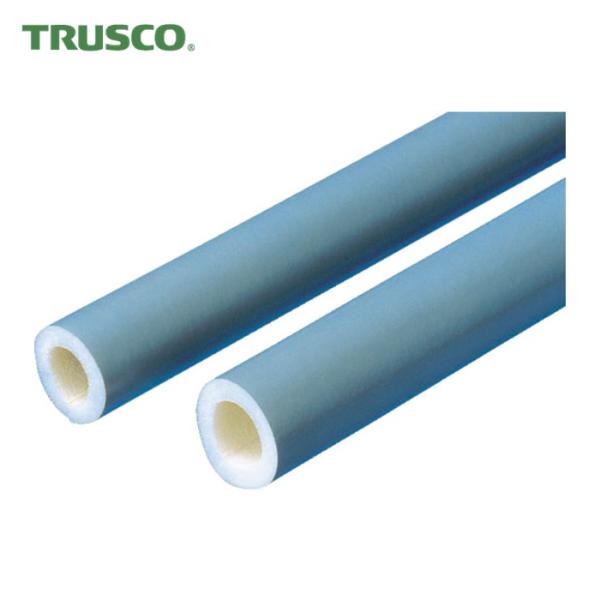 TRUSCO 配管保護材|特長:優れた耐熱性能を備えたポリエチレンフォームです。 ワンタッチテープ付きで簡単施工が可能です。