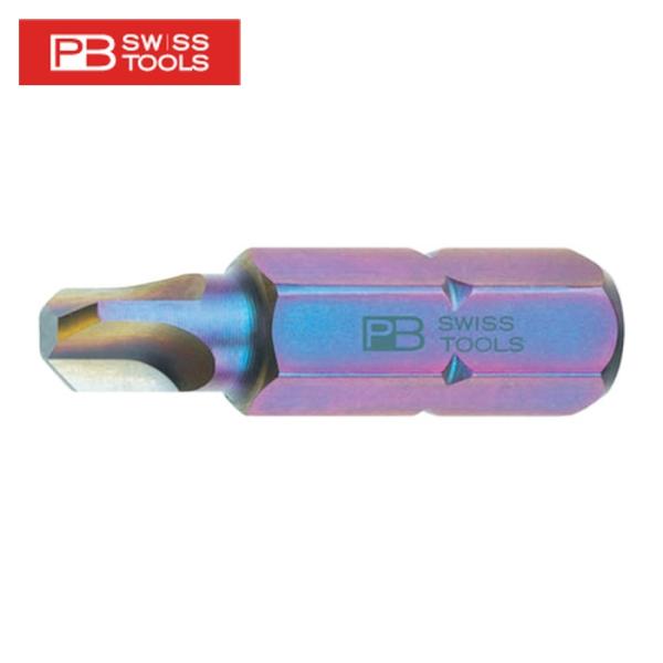 PBスイスツールズ 片頭ドライバービット(トリウイングタイプ)|特長:強度と精度に優れた差込角1/4インチ(6。 35mm)のビットです。