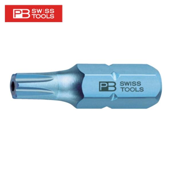 PBスイスツールズ 片頭ドライバービット(ヘックスローブタイプ)|特長:強度と精度に優れた差込角1/4インチ(6。 35mm)のいじり止め付トルクスビットです。