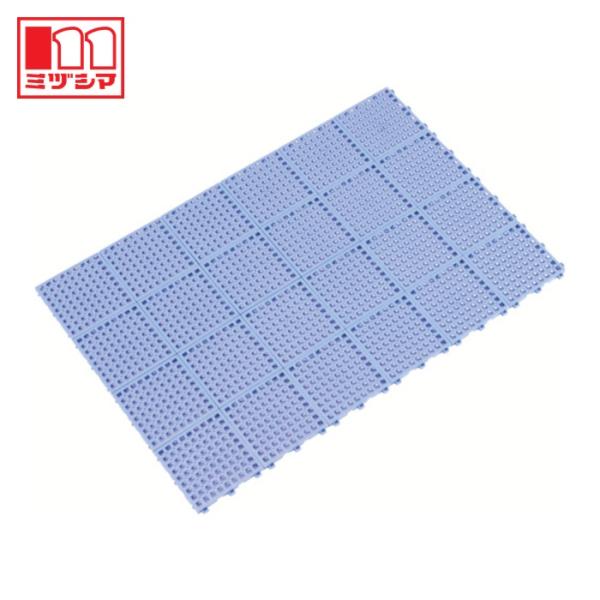 ミヅシマ ジョイントスノコ|特長:耐候性に優れた低コストマットです。 防炎適合品です。 防炎性能登録番号(EO2100291)。