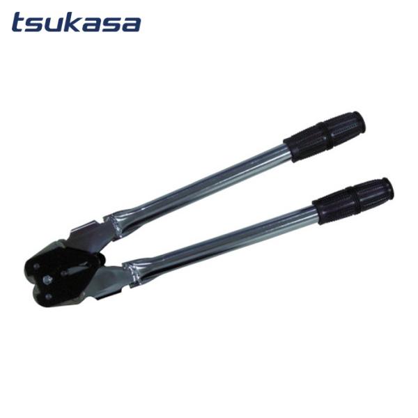 ツカサ 封緘機|特長:重梱包用バンド封かん機です。