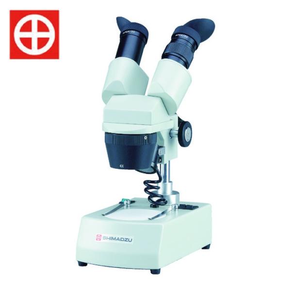 島津 実体顕微鏡|特長:落射、透過照明にLEDを採用し、長寿命で低消費電力です。 対物レンズはワンタッチ回転変倍式でレンズ交換することなく20倍・40倍の倍率変更が可能です。 コードレス・充電式となりさらに使いやすくなりました。