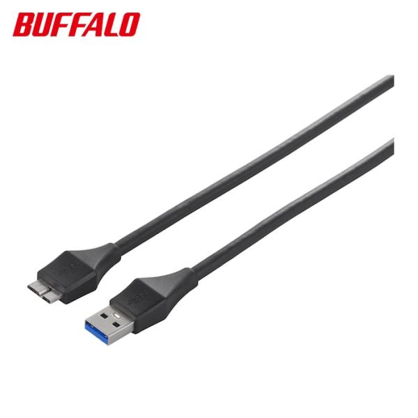 ・USB3.0対応のUSBケーブル(A to microBタイプ)・挿す方向がすぐわかるコネクターデザインを採用・RoHS基準値準拠・色:ブラック・長さ(m):3.0・ユニバーサルコネクター USB3.0 A to microB ケーブル ...