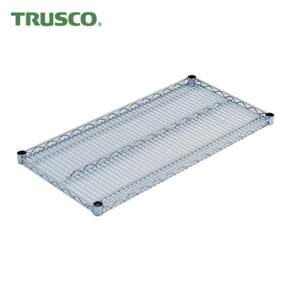 TRUSCO ステンレス棚用オプション|特長:サビに強いステンレス(SUS304)製メッシュ棚です。