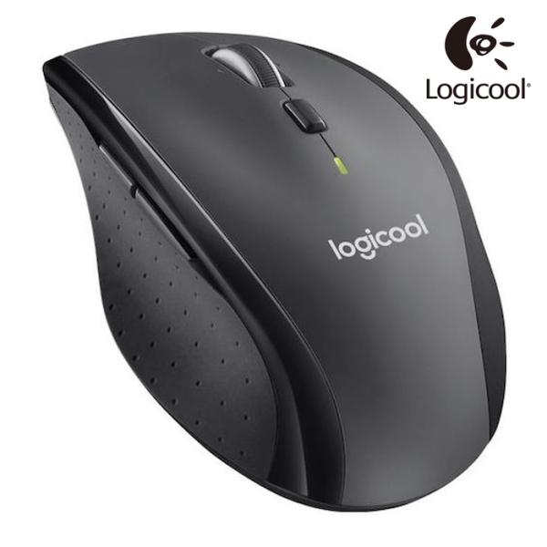 Logicool マウス|特長:最長3年間の長電池寿命と、高速スクロール、快適な形状を併せ持つ、ワイヤレス マラソンマウスです。