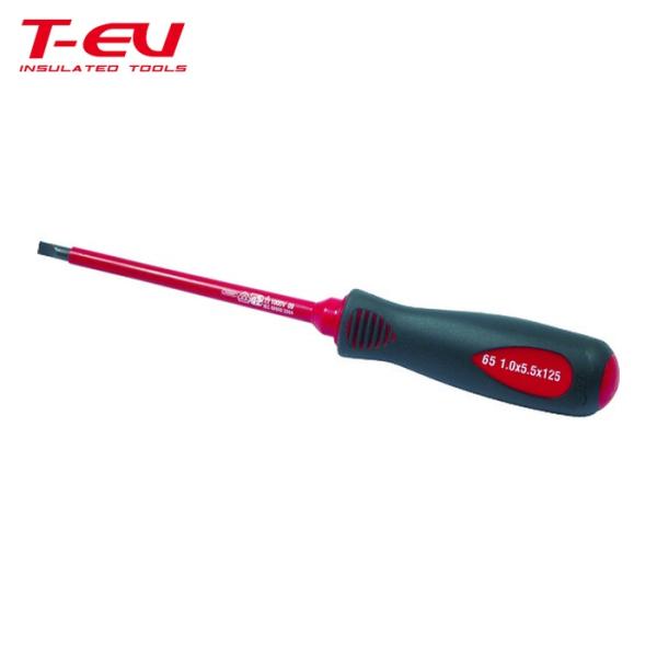 Tech-EV 絶縁ドライバー|特長:グリップはソフトハンドルで作業性がよく、手に馴染みます。