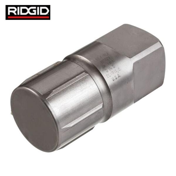 RIDGID 折れ込みボルト除去工具|特長:パイプサイズ専用設計で作業が簡単です。 折れたねじ付パイプ端、パイプ・プラグ・継手などを簡単に取り出せます。 ボディーには必要なドリルのサイズを刻んであり、とても便利です。