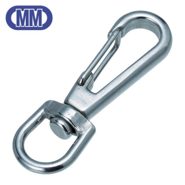 水本 フック|特長:アイの部分が回転しますので、チェーンなど絡みません。