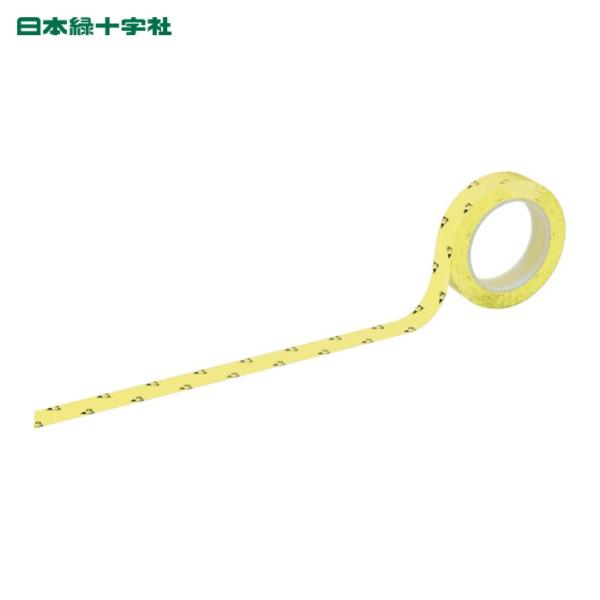 緑十字 クリーンルーム用ラインテープ|特長:表面および粘着剤に帯電防止加工を施しています。 発じんを防止するため、芯管にプラスチックを使用したクリーンルーム用のラインテープです。