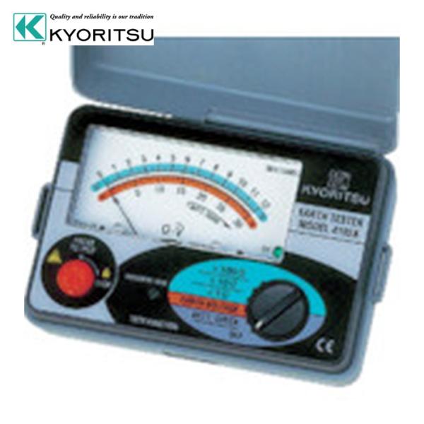 KYORITSU アナログ接地抵抗計|特長:簡易測定(2極法)に対応したアナログアーステスタです。 A~D種(3極法)の測定も可能です。