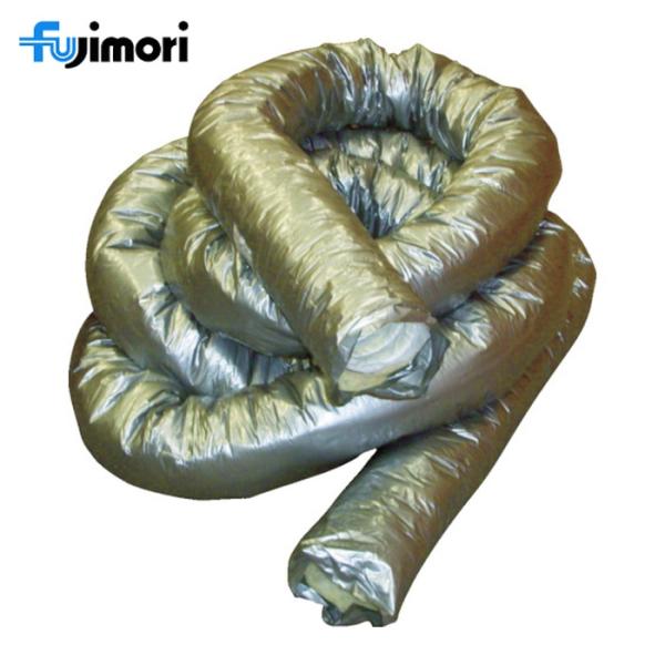 フジモリ 空調ダクト|特長:不燃材料の規定に適合する国土交通大臣の認定番号を取得しています。 内層材が不織布のため、フィルムタイプ(IP)に比べ、比較的高い消音効果を持ちます。 高気密・高断熱住宅用24時間換気システムです。