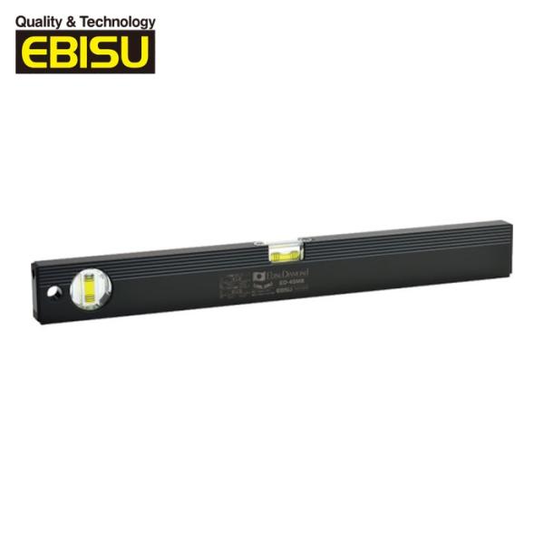 エビスダイヤモンド アルミ製水平器|特長:樹脂製フラット型サイドキャップ付で建材等を傷つけません。 水平気泡管は拡大レンズ付きで大変見やすく、精度調整機構付で便利です。 測定基準面がV溝付でパイプ等の測定ができます。