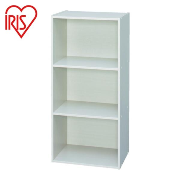 IRIS カラーボックス|特長:パーティクルボードの1枚板を使用しています。 3段タイプのCBボックスです。 棚には雑誌やカタログなど収納可能です。