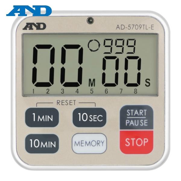 A&amp;D タイマー|特長:100分形防水インターバルタイマーです。 防水性能IPX7相当です。 丸洗いが可能で衛生的です。