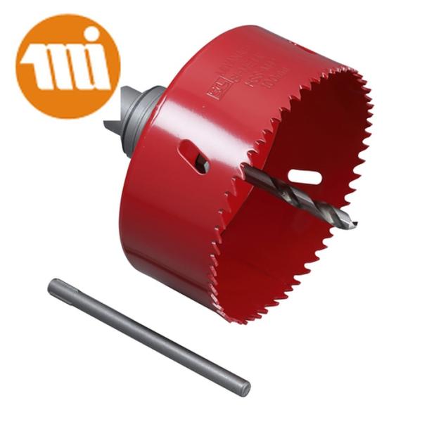 ミヤナガ 替刃式ホールソー|特長:カッターのみの交換により大変経済的です。 天井材(石こうボード・合板)・塩ビパイプ・樹脂・プラスチックなどに引っかかりなく安全に作業が可能です。 オートロック・マニュアルリリースで操作性に優れています。