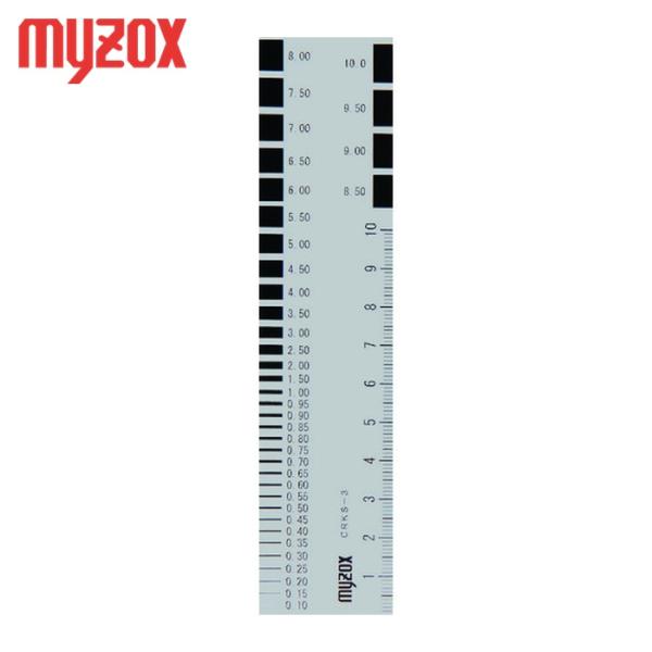 特長●コンクリート製品、構造物のひび割れ寸法を、簡単、正確に測定できます。●携帯に便利な名刺サイズです。●透明プレートです。用途●コンクリートのヒビ割れの測定に