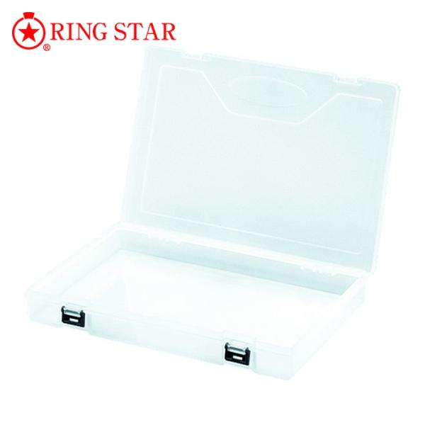 RING STAR パーツケース(樹脂製)|特長:仕切なしのフリータイプです。 取り出しやすい4面アール加工となっております。 プロ仕様小物収納ボックスです。