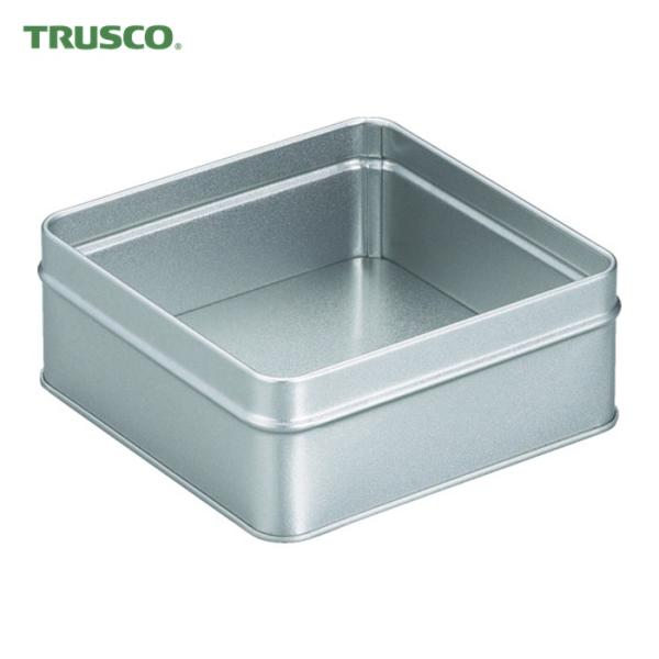 TRUSCO スチール容器|特長:部品の収納・管理に適してます。 素材にこだわったシンプルで高級感のある缶です。 フタ(別売)をすると積み重ね(スタッキング)が可能です。