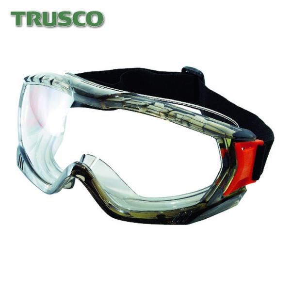 TRUSCO セーフティーゴーグル(密閉タイプ)|特長:左右が見えやすいワイドタイプです。
