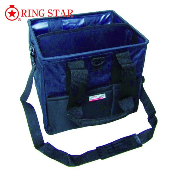 RING STAR ツールバッグ|特長:PVC加工で耐久性抜群、耐光性抜群、収納性抜群でスタイリッシュデザインです。 ビック設計で収納力抜群です。