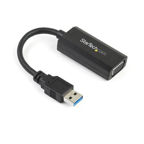 StarTech 変換アダプタ|特長:USB Type・AポートにVGAモニターを接続します。 インターネット接続やディスクなしで自動的にドライバーをインストールします。 USBバスパワーで動作し、外部電源が不要です。