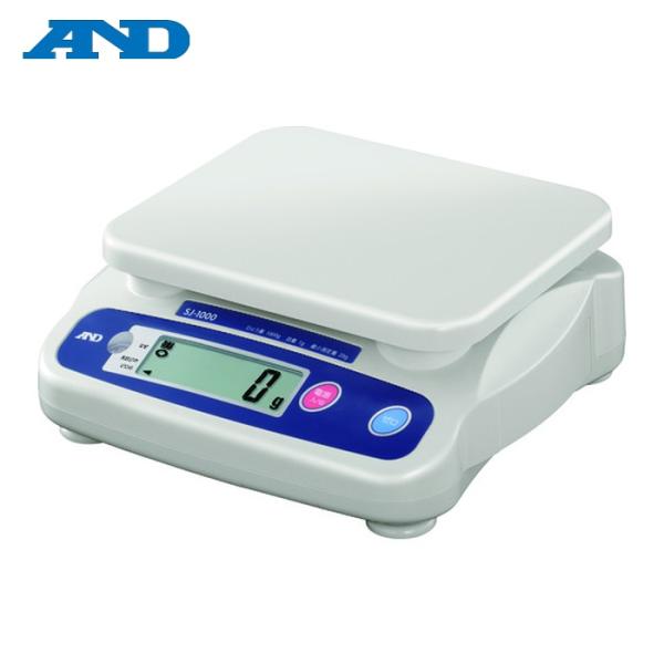 A&amp;D デジタルはかり|特長:持ち運びのしやすい取手部付です。 大型液晶表示画面(文字高25mm)です。 皿を載せた状態でのゼロ表示可能な風袋引き機能付です。