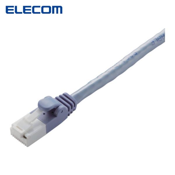 ELECOM LANケーブル|特長:ツメ折れ防止プロテクタと屈曲に対する耐久性が高い新素材コネクタを採用したダブル構造で、通常の使用環境では絶対にツメが折れないLANケーブルです。 十字介在をなくしたツイストペア(より対線)仕様なので柔らか...