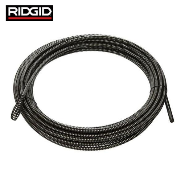 RIDGID 排水管掃除機用交換ケーブル|特長:よじれにくく、柔軟性があり、サビも防止して耐久性もあります。 末端から約2mのところにふくらみがあります。