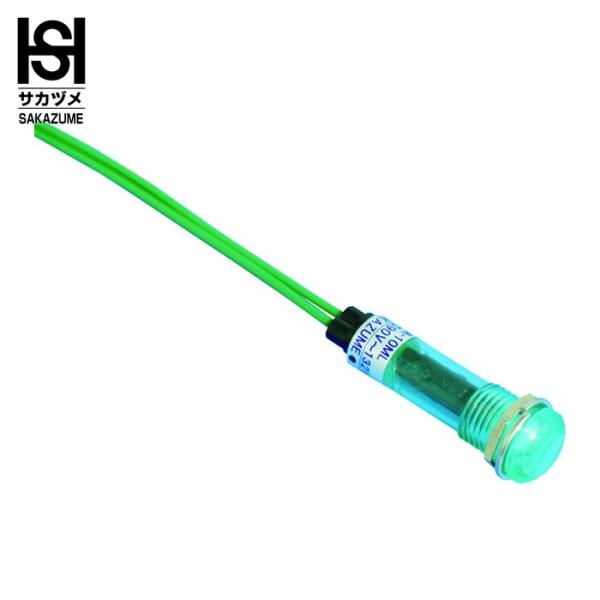 ・抵抗器内蔵の高輝度LED表示灯です。・AC/DC100V用電源にダイレクトに接続出来ます。・長さ200mmのリード線付です。・通電表示や警告表示などに。・レンズ色:緑・発光色:緑・定格電圧(V):AC/DC100(90~132)・定格電流...