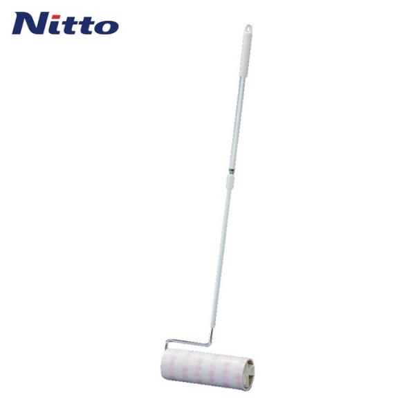 ニトムズ 粘着ローラークリーナー|特長:業務用向けに強接着タイプのワイドサイズの伸縮本体です。 強接着タイプです。 切りやすい特殊ミシン目入りです。