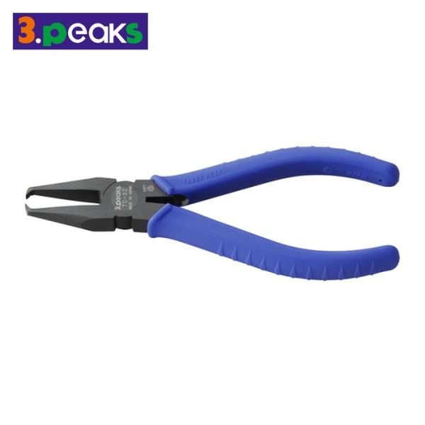 スリーピークス ニッパ(プラスチック用)|特長:狭い箇所、奥深い箇所でのプラスチックゲートの切断に最適です。 真上から刃が入ります。 逆手持ち可能です。