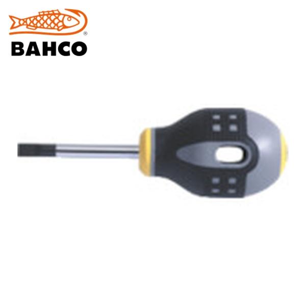 BAHCO グリップドライバー|特長:人間工学に基づいた手に優しいエラストマー付エルゴハンドルです。 ハンドル両端部に色あせしないカラーコーティングを施しています。