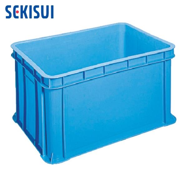 積水 ボックス型コンテナ|特長:工業用から食品、医薬まで様々な場面で使用されています。 S型コンテナは、フタをして積み重ねが可能です。