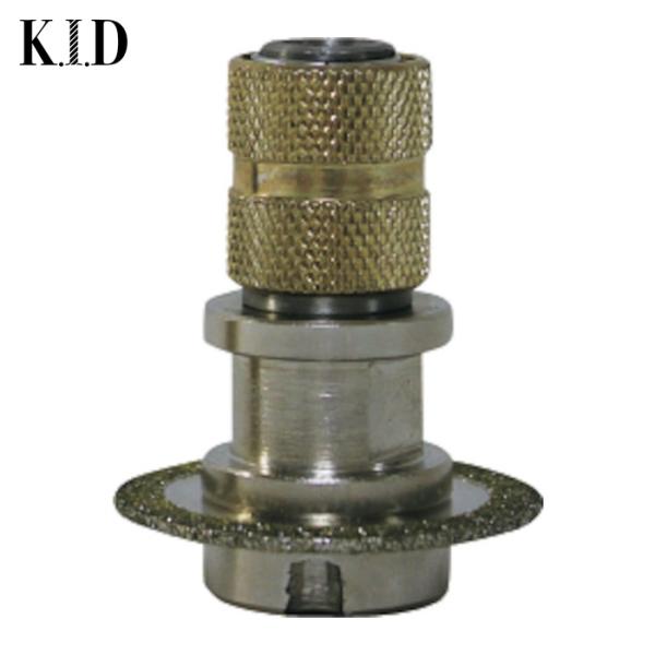 KIドリル 塩ビ管内面カッター|特長:プラスビットに着脱可能で簡単に充電ドリルに取り付けができ、瞬時にビニールパイプを切断することができます。 ロングビットにも使用可能です(200mm以下でご使用ください)。 ダイヤモンド刃を使用しているの...