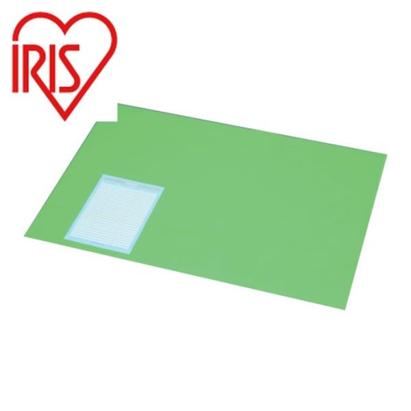 IRIS デスクマット|特長:デスクワークを快適にするデスクマットです。 書類をはさんで机の上を有効活用することができます。 アドレス表と下敷きが付いています。
