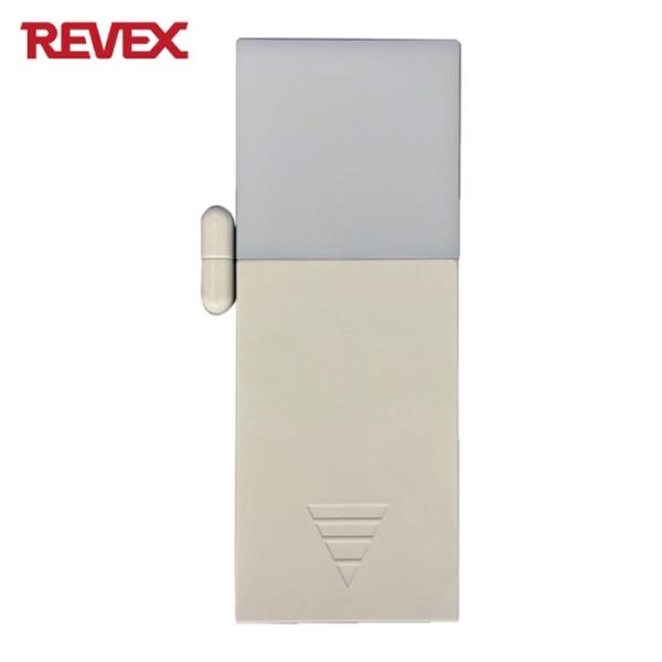 REVEX 防犯用センサーライト|特長:ドアや窓が開くと自動で点灯するマグネット開閉センサータイプ。 扉が開くと自動で点灯、自動で消灯(点灯時間:約15秒)します。 常時点灯モードがあり、停電時も安心です。