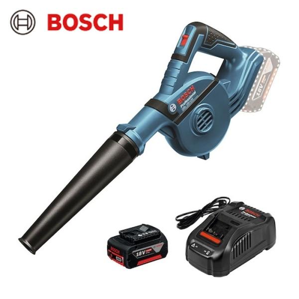 ボッシュ 充電式ブロワ|特長:軽量、コンパクトデザインで抜群の操作性です。 2段階の速度切り替えができます。 豊富なアクセサリーで多様な作業に対応します。
