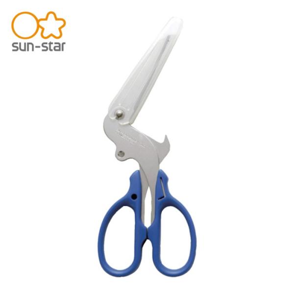 サンスター文具 ハサミ|特長:分別のことならなんでもおまかせ、分別スペシャリストの万能ハサミです。 牛乳パックやペットボトルの解体も可能です。 はさみ自体も分別破棄できます。