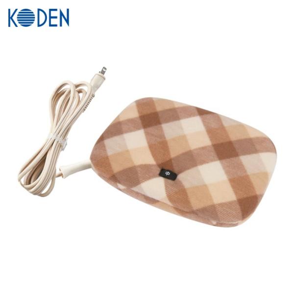 KODEN 足温器|特長:コンセントにつなぐだけで一晩中、足元がぽっかぽかです。