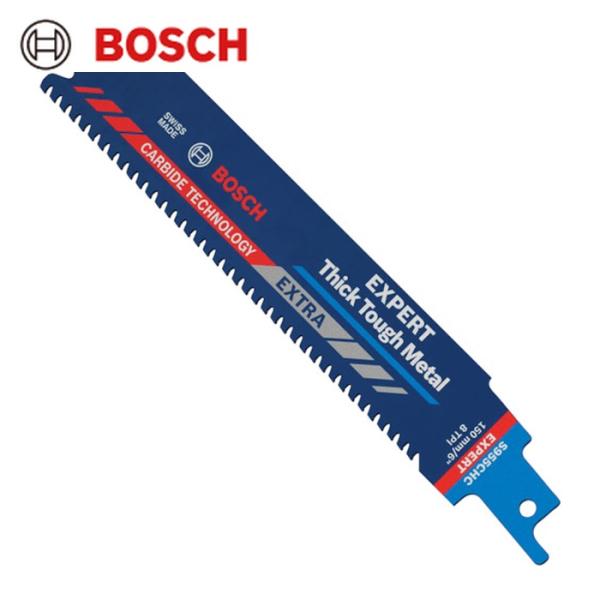 ボッシュ セーバーソー替刃|特長:最適に設計された超硬チップにより、難切断金属もスムーズに切断可能です。 幅広で、1。 25mm厚刃により、ねじれ、ブレを抑え、優れた直進切断を実現しました。