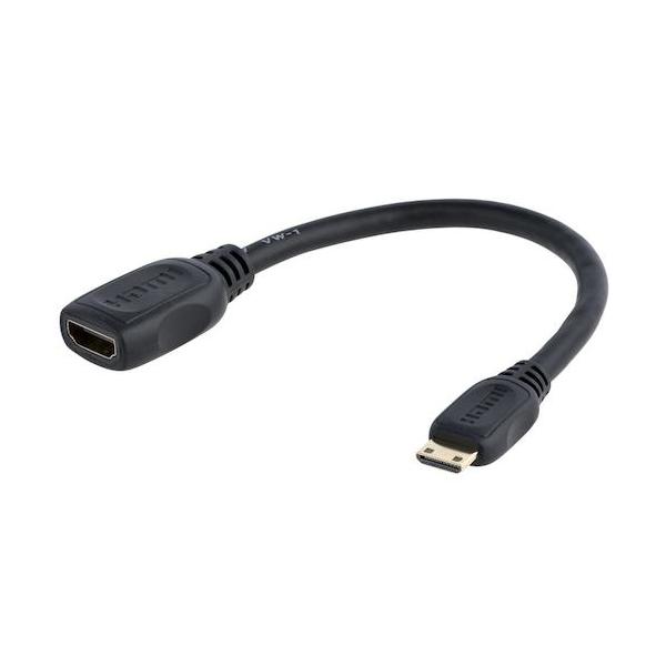 ・ミニHDMIデバイスをHDMIディスプレイに接続します。・デジカメなどMini HDMI機器のコンテンツを大型ディスプレイに表示可能です。・4K ハイスピードHDMIに対応しています。・アルミマイラー箔と銅線編組による優れたEMI保護機能...