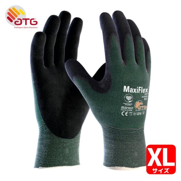 エーティージー 特殊繊維手袋|特長:特許取得のマイクロ発泡ニトリルコーティングは熱と蒸れを360°全方向から放出し、手の温度を最適に保ちます。 独自の特殊高機能繊維により耐切創と快適性を両立しています。 親指と人差し指間の指又を補強すること...