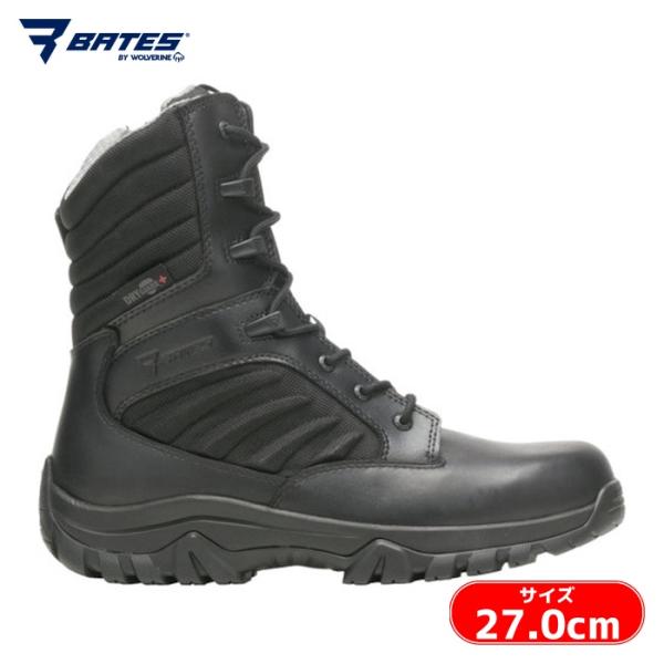 Bates タクティカルブーツ|特長:防水フルグレインレザーと1680デニールポリエステルにより、耐久性・速乾性が高く、軽量の作業靴です。 ラバー製のアウトソールにより地面をしっかりつかみます。 クッション性の高いミッドソールにより長時間履...
