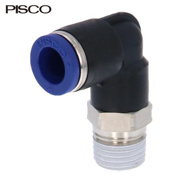 PISCO チューブ継手(エルボ)|特長:強度が必要な場合、薬品の雰囲気内で使用する場合に最適。 金属本体はSUS304を採用。 シール材質はFKMを採用。