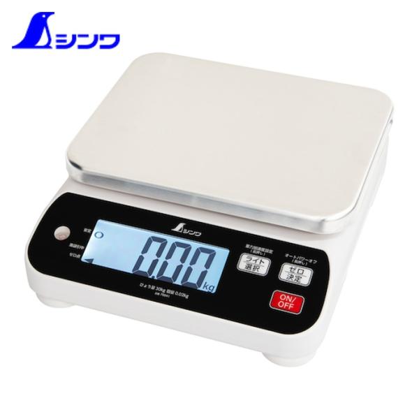 特長●文字高30mmで大きく見やすい液晶を採用しました。●風袋引機能付で容器の重さを引いた測定ができます。●使用する地域に合わせて重力加速度を設定できます。●防塵・防水性能IP54です。●オートパワーオフ機能付です。●バックライト機能付です...