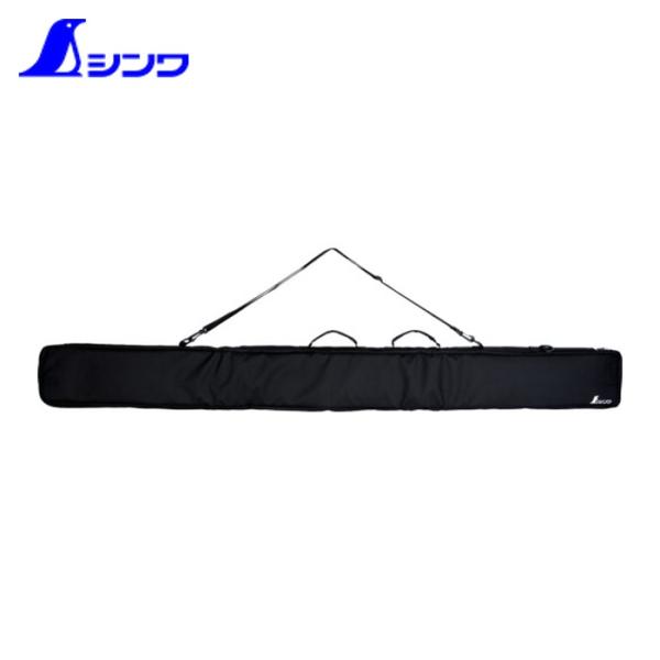 シンワ ツールバッグ|特長:フルオープンできる大型収納ケースです。 アルミ製直尺、アルミスタッフ、レベルなどの長尺物を収納できます。 通常時は約1。