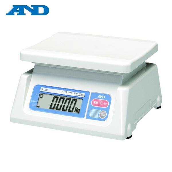A&amp;D デジタルはかり|特長:働く仲間の働くはかり ワークスケール 分解能1/2000です。 使いやすい簡単操作、大型液晶 文字高25mmです。 表示部の角度はテーブルに載せて使うときに見やすいように設計しました。