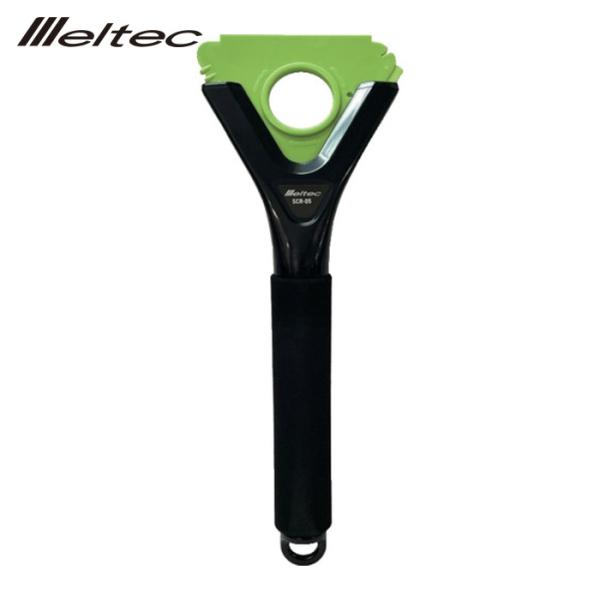 Meltec 除雪ワイパー|特長:3種のヘッドでスピーディーな霜取りが可能です。