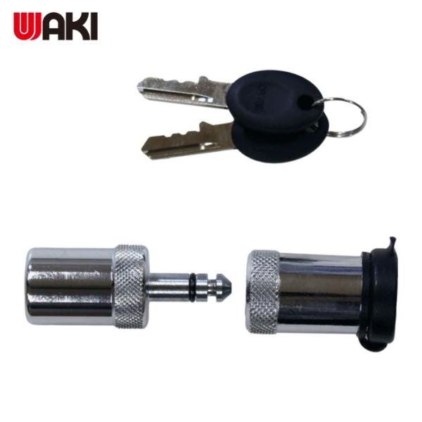 WAKI 防犯錠|特長:破断が難しい形状です。