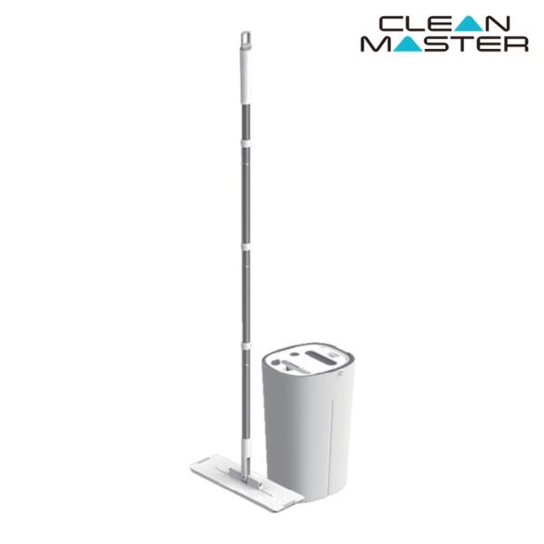 クリーンマスター モップ|特長:汚水と洗浄水を分離。 いつもきれいな水でモップを洗えます。 シャワーでモップを洗浄します。